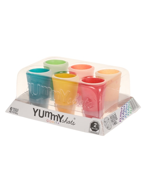 Gomitas Yummy Shots con 6 pzas 3